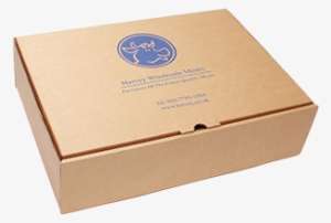 Custom Logo Mailing Corrugated Boxes - Corrugated Box Packaging PNG ...