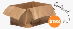 Single Cardboard Box - Cardboard Boxes For Rent PNG Image | Transparent ...