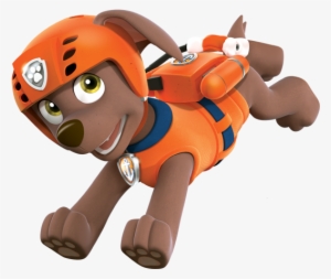 This Chocolate Labrador Loves To Laugh And Surf - Paw Patrol Zuma Png ...