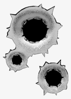 Gunshot Clipart Gunshot Wound - Bloody Bullet Hole Png PNG Image ...