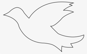 Dove Clipart - Dove Clipart Outline PNG Image | Transparent PNG Free ...