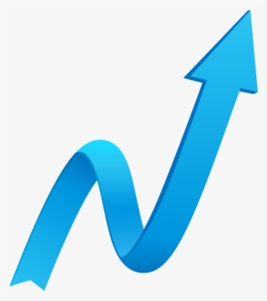 Blue Up Arrow - Arrow Going Up Png PNG Image | Transparent PNG Free ...