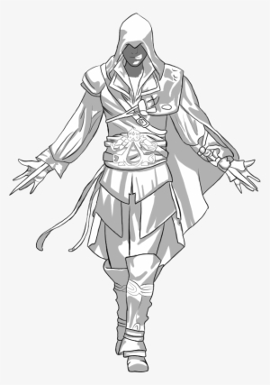 Ezio Auditore Da Firenze - Assassin's Creed Ezio Art PNG Image ...