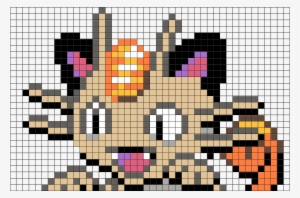 Pokemon Meowth Pixel Art PNG Image | Transparent PNG Free Download on ...