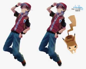 Gotw Pokemon - Red And Pikachu Png PNG Image | Transparent PNG Free ...