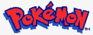 Pokemon Logo Red - Pokémon Red Version Reproduction Nintendo Game Boy ...