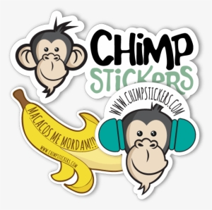 Chimp Stickers - Chimpanzee Logos PNG Image | Transparent PNG Free ...