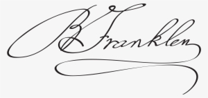 Open - Benjamin Franklin Signature PNG Image | Transparent PNG Free ...