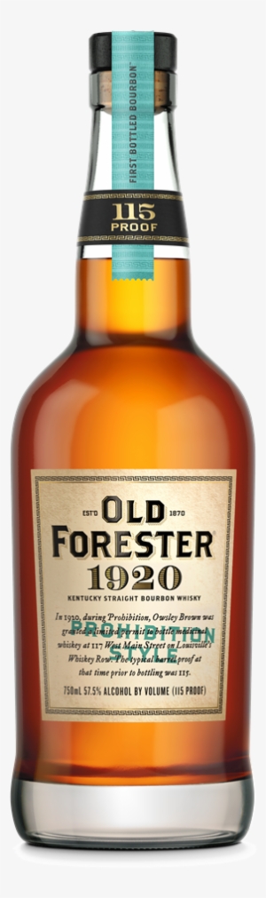 Old Forester 1920 Bourbon Whiskey - Old Forester Prohibition Style PNG ...