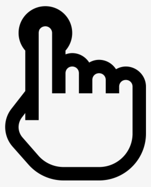 Interface De Usuário Natural 2 Icon - Middle Finger Cursor Icon PNG ...