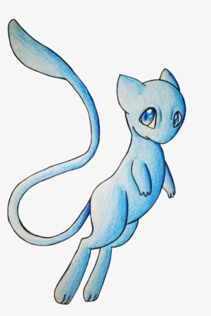 Shiny Mew By Lunar - Drawing PNG Image | Transparent PNG Free Download ...