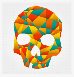 Geometric Skull Design - Graphic Design PNG Image | Transparent PNG ...