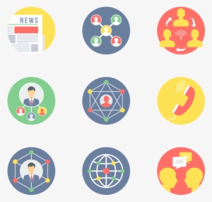 Communication & Connectivity - Connection Flat Icon Png PNG Image ...