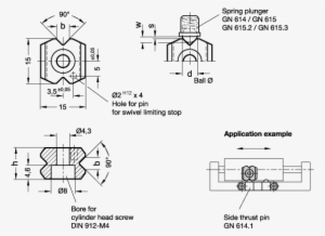 Indent Blocks For Spring Plungers Gn - Dr.c.hanser Ag PNG Image ...