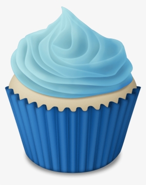 Cup Cake Color Blue PNG Image | Transparent PNG Free Download on SeekPNG