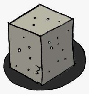 The Enormous Concrete Block - Concrete Cartoon Png PNG Image ...