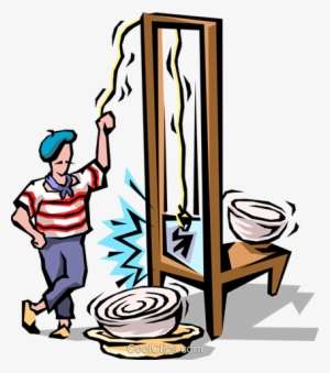 Chef With Guillotine Royalty Free Vector Clip Art Illustration ...