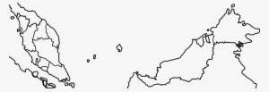 Malaysia States Blank - Malaysia Map Blank PNG Image | Transparent PNG ...