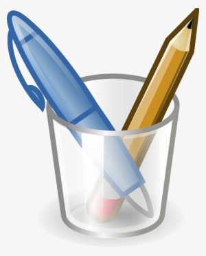 Office, Write, Word, Pen, Pencil, Glass, Tools, Icon - Office Supplies ...