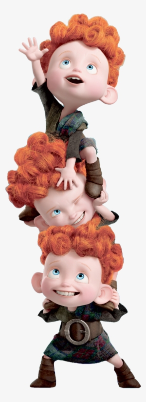 Three Brothers From Brave - Brave Disney Brothers Png PNG Image ...