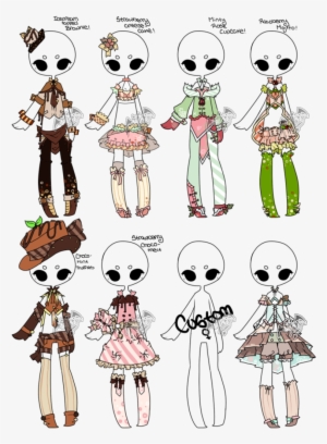 Chibi Costume Drawing Clothing Manga - Chibi Outfit PNG Image ...