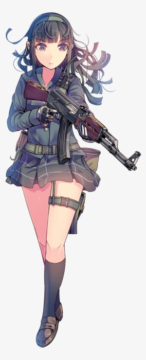 Anime Base Girl With Gun