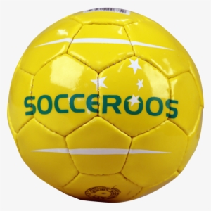 Socceroos Yellow Stripe Soccer Ball - Futebol De Salão PNG Image ...