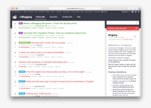 Reddit Subreddit Blogging - Blog PNG Image | Transparent PNG Free ...