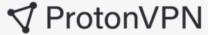 Protonmail Logo With Lock Icon And Text In Grey Blue - Protonvpn Logo ...