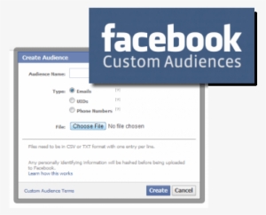 Facebook - Facebook Custom Audiences Logo PNG Image | Transparent PNG ...