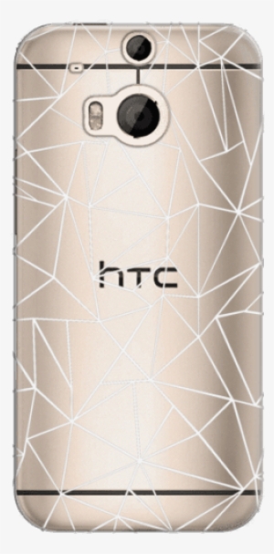 Abstraction Outline White Transparent - Htc One M8 - 32 Gb - Amber Gold ...