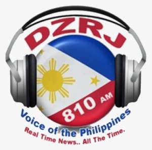 Dzrj The Voice Of The Philippines 810 Am Logo 2010 - Dzrj 810 Am PNG ...