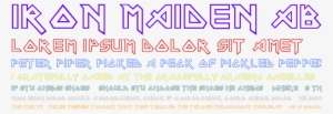 Iron Maiden Font PNG Image | Transparent PNG Free Download on SeekPNG