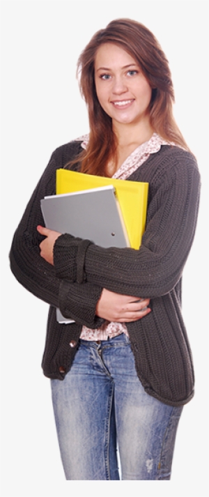 Studentgirl - Girl Student Png Standing PNG Image | Transparent PNG ...