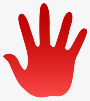 Handprint Clipart High Five - Clipart Five Hand PNG Image | Transparent ...