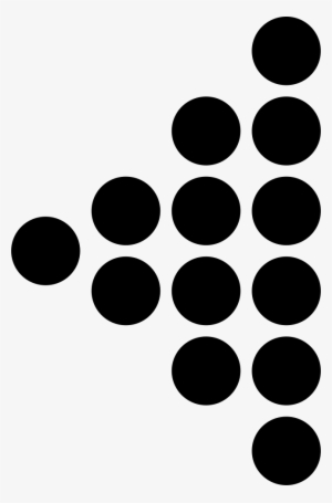 Left Arrow Triangle Of Dots Comments - Table Food Vector PNG Image ...
