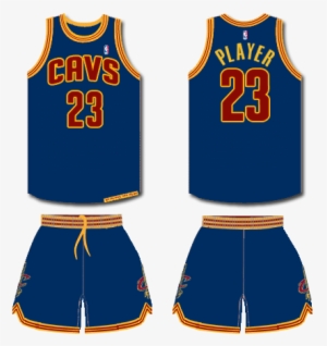 2014-2017 Road Alt - Cavs Jersey Design Blue PNG Image | Transparent ...