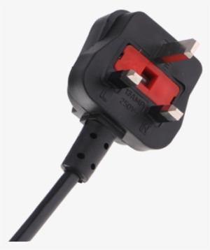 Pvc Uk Plug Cord With Built In Fuse - Uk Plug Png PNG Image ...