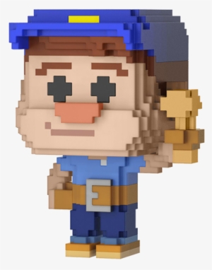 Wreck It Ralph - 8 Bit Funko Pop PNG Image | Transparent PNG Free ...