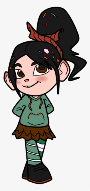 Vanellope Von Schweetz Sitting Render - Vanellope Von Schweetz Png PNG ...