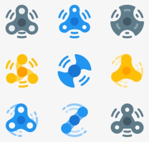 Fidget Spinner - Fidget Spinner Png Flat Icon PNG Image | Transparent PNG Free Download on SeekPNG