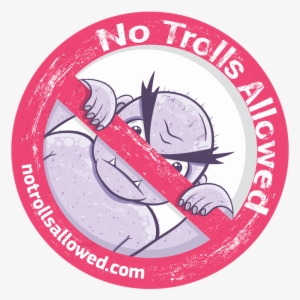 No Trolls Allowed - Circle PNG Image | Transparent PNG Free Download on ...