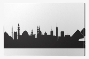 Skyline Silhouette Png Cairo Egypt Skyline Detailed - Egypt Silhouette ...