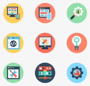 Web Design And Development - Icons For Web Development PNG Image ...
