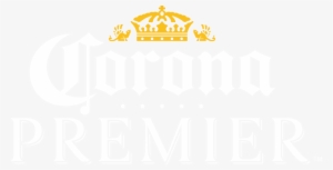 White Web Png-corona Premier Logo 2c Copy - Corona Extra Large Bar Mat ...