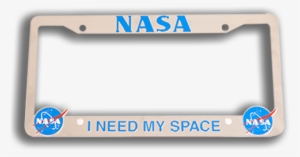 Nasa License Plate Frame - Nasa Frame PNG Image | Transparent PNG Free ...