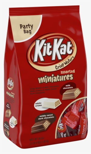 Kit Kat, Crisp Wafer Milk Chocolate Candy Bars Miniatures, - Kit Kat ...