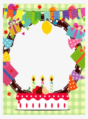 Select A Message - Happy Birthday Frame Transparent PNG Image ...