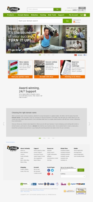 Godaddy Homepage PNG Image | Transparent PNG Free Download on SeekPNG