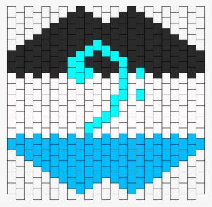 Bass Clef Perler Bead Pattern / Bead Sprite - Bass Clef Pixel Art PNG ...